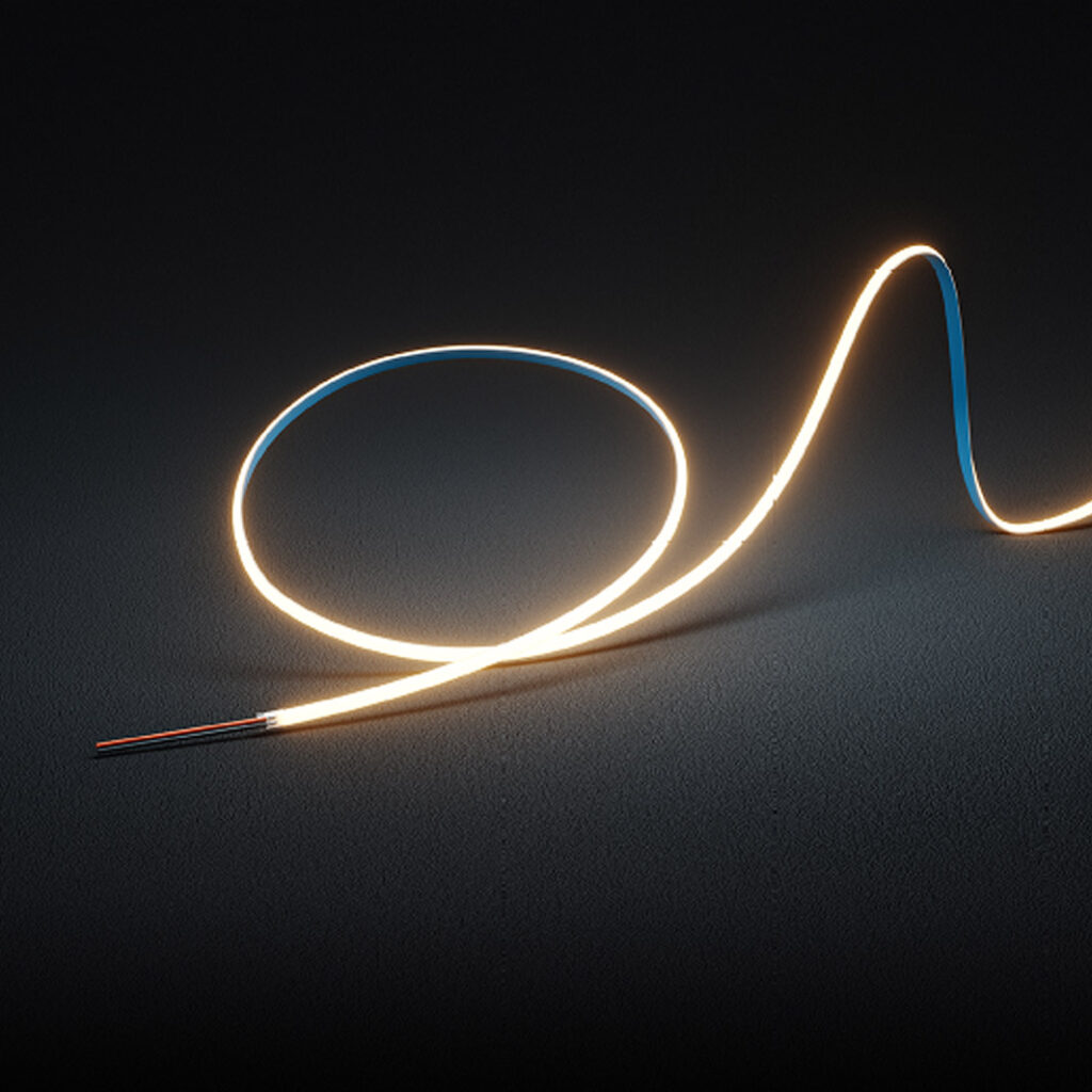 150 CM LED Stripe- Tilkoblingsklar COVEFLEX DELI 150cm COB 24V 3W/M ...